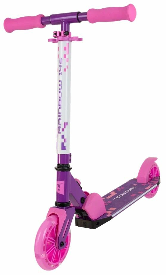 Самокат Rainbow 145 purple/pink, Tech Team, для городских прогулок и активного катания