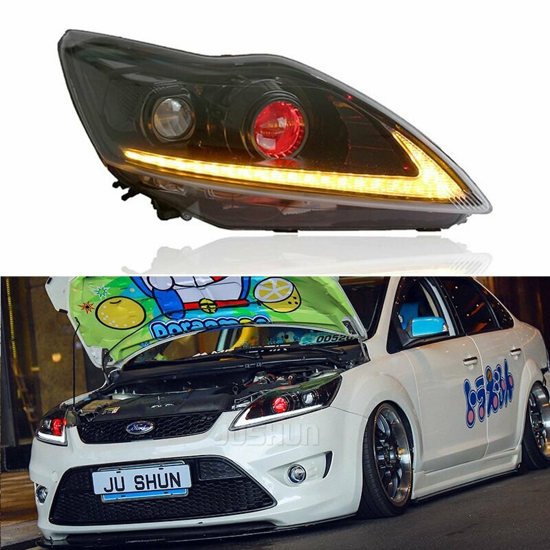 Автомобильная фара в сборе применяется к Ford Focus II Restyling 2007-2011