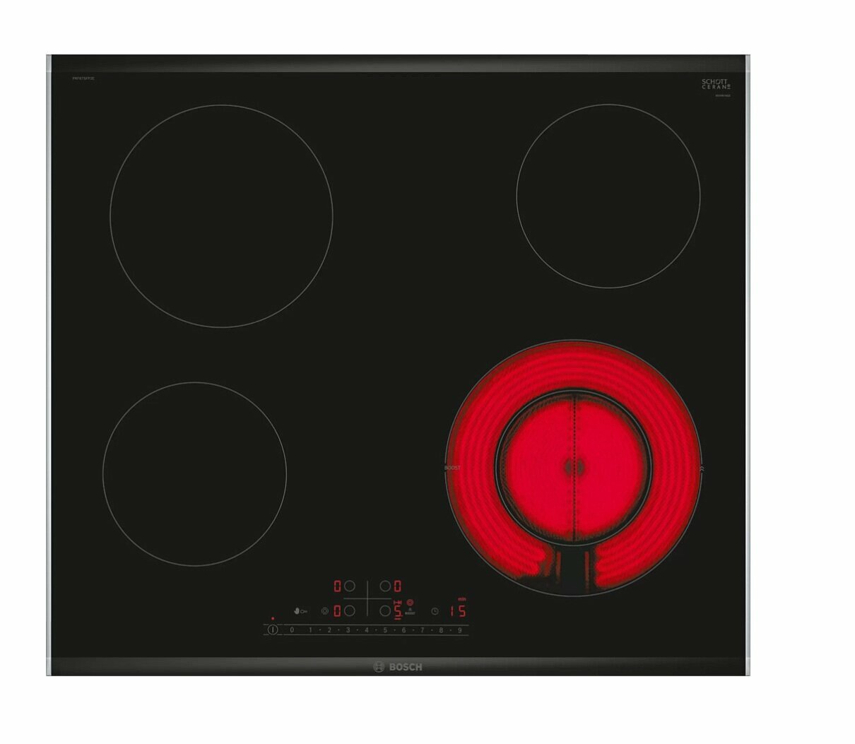 Встраиваемая электрическая панель BOSCH PKF675FP2E, официальная гарантия