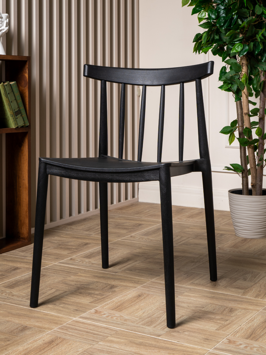 Стул садовый Royal Family KAI из пластика, черный