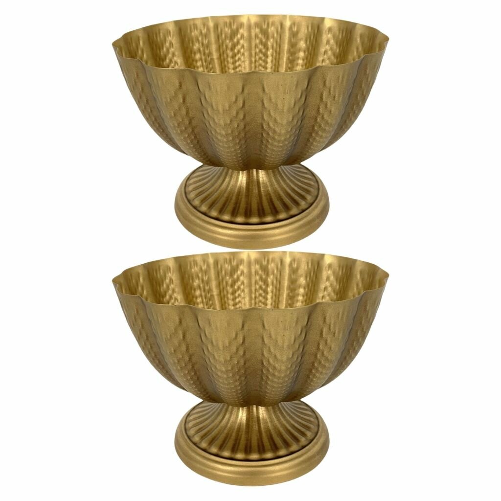 Элегантные железные вазы для компота, набор из 2 винтажных дизайнерских аксессуаров свадебных украшений и украшения дома