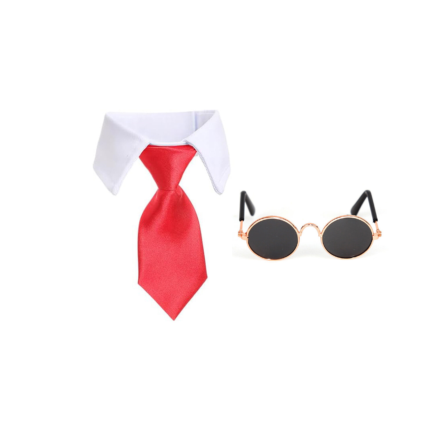 2 предмета домашней одежды для собак и кошек кошачий галстук очки