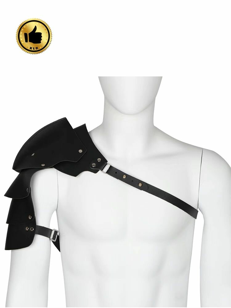 Наплечники доспехов из искусственной кожи, средневековая самурайская наплечная броня, защитное снаряжение для косплея