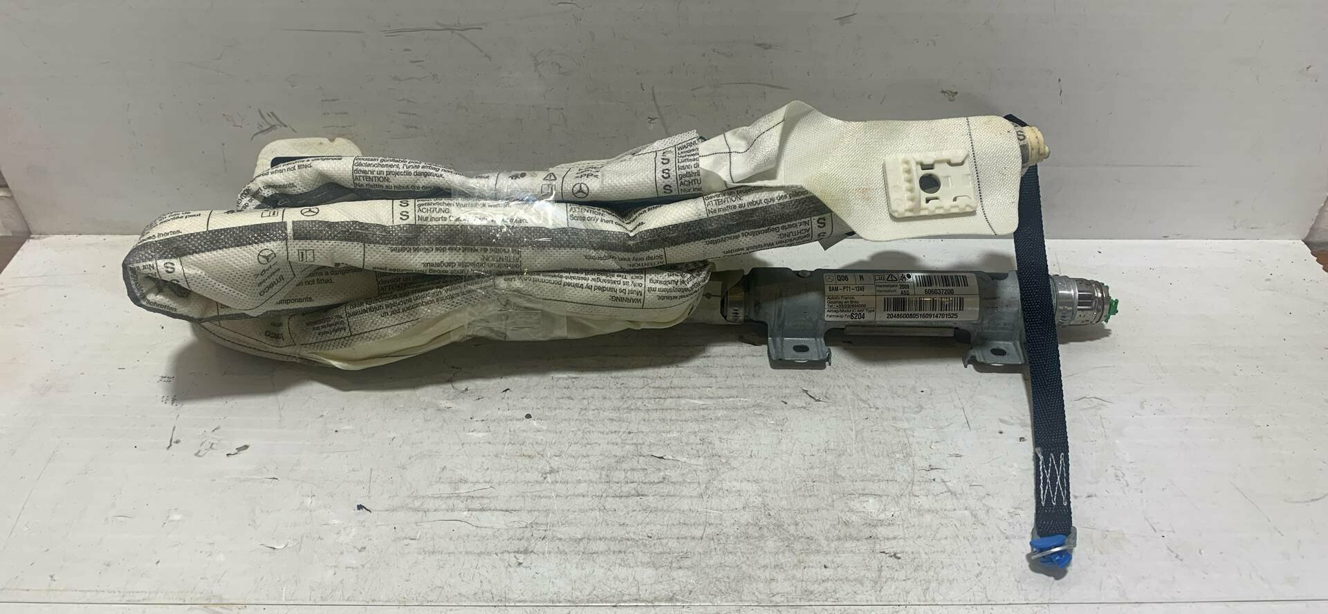 Подушка безопасности боковая (шторка) правая Mercedes-Benz C W204 S204.207 2009 2048600805160914701525