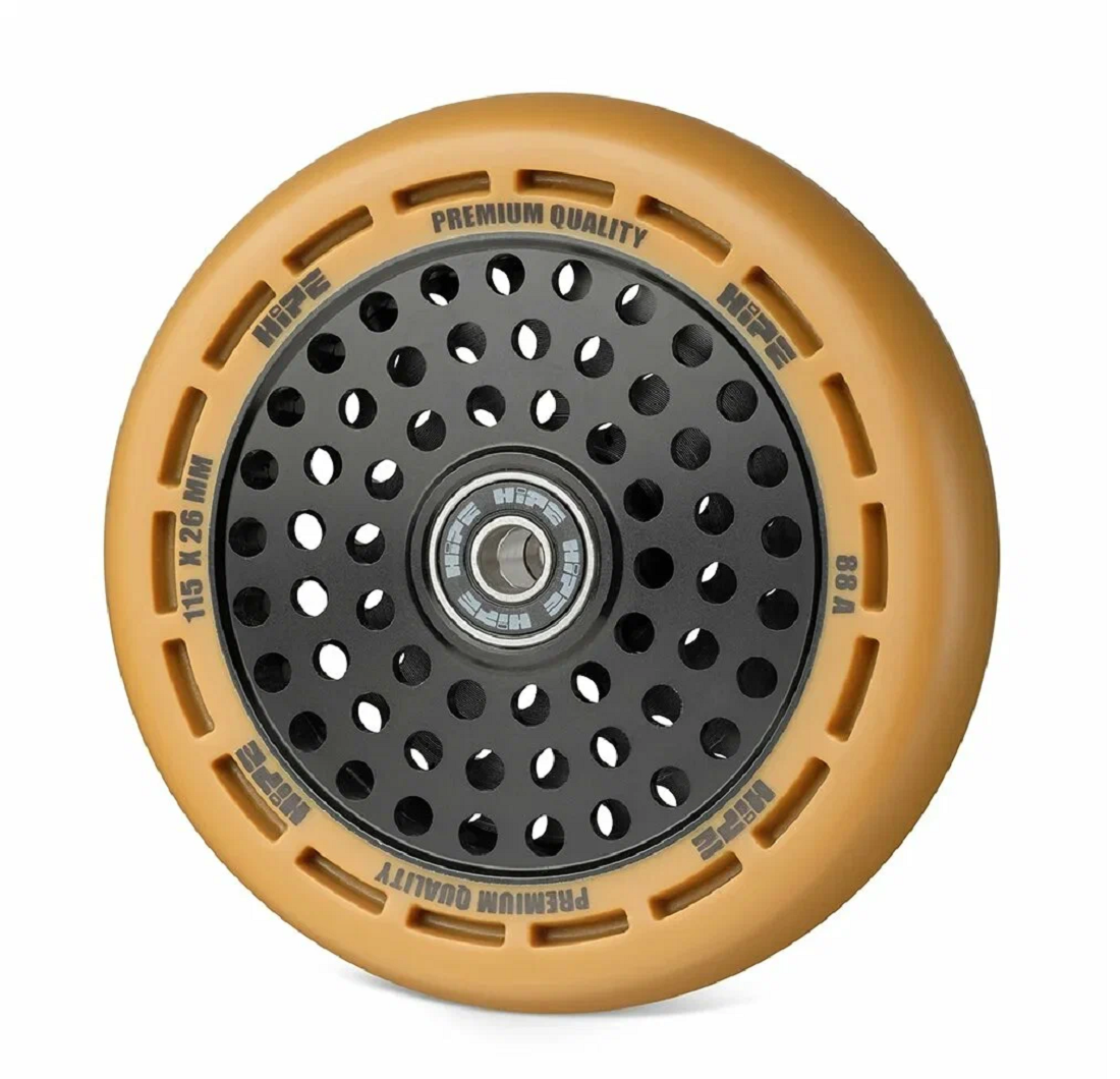 Колесо Hipe Wheel 115 мм Brown/core Black, черный, коричневый