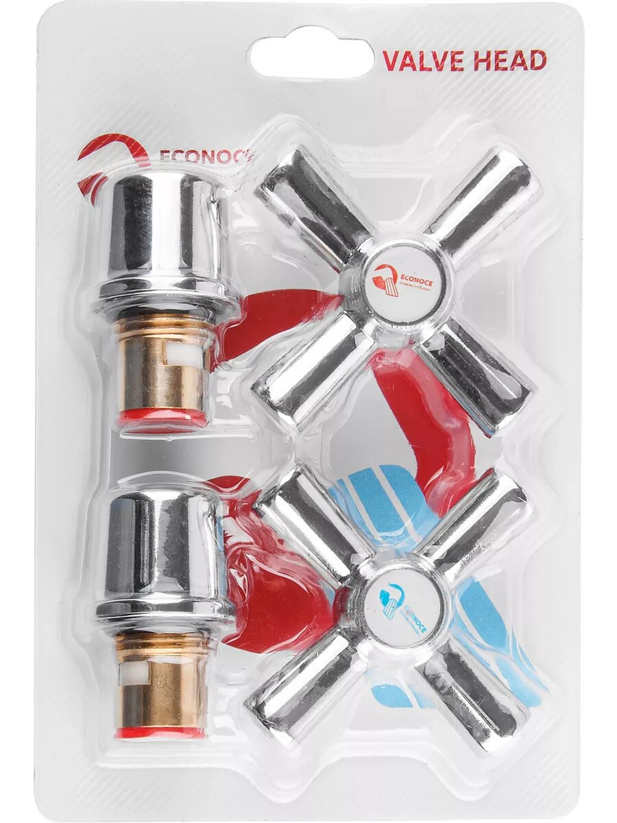 Вентильная головка для смесителя (кран-букса + маховик), ECONOCE (EC0550)