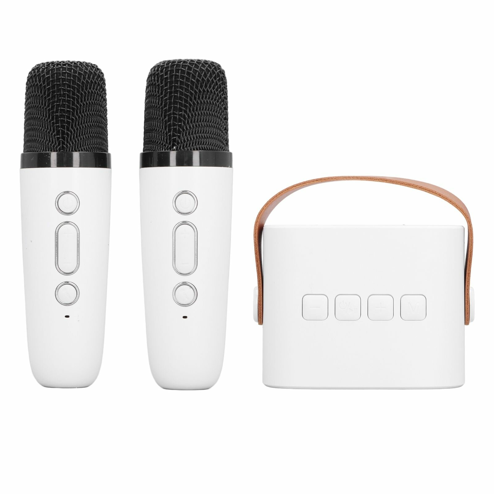 Портативная караоке-машина для детей с двойным микрофоном и Bluetooth, высокое качество звука, длительное время работы, для вечеринок и на улице