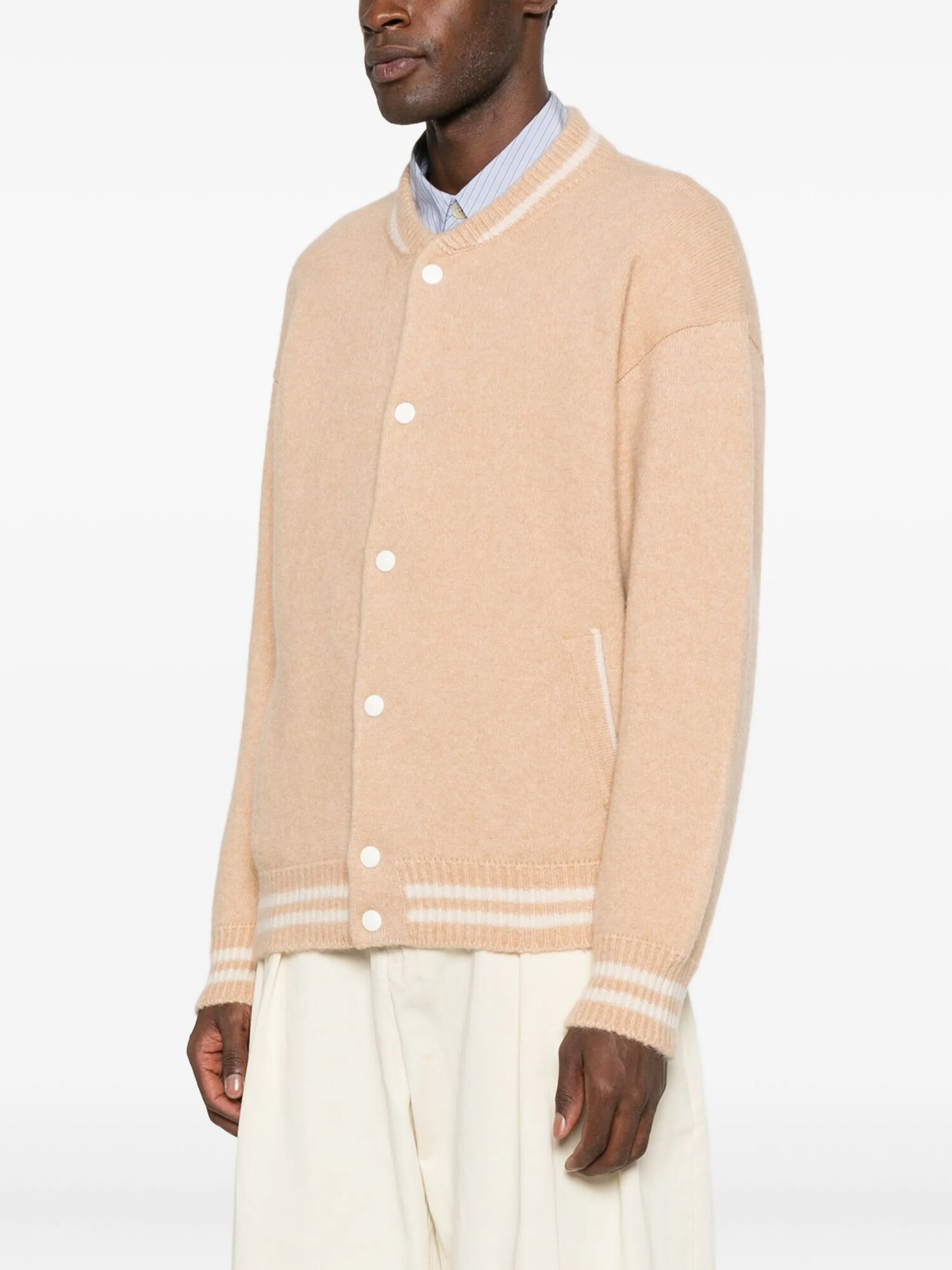 Куртка Laneus Cashmere bomber jacket, размер 50, разноцветный — фото 1