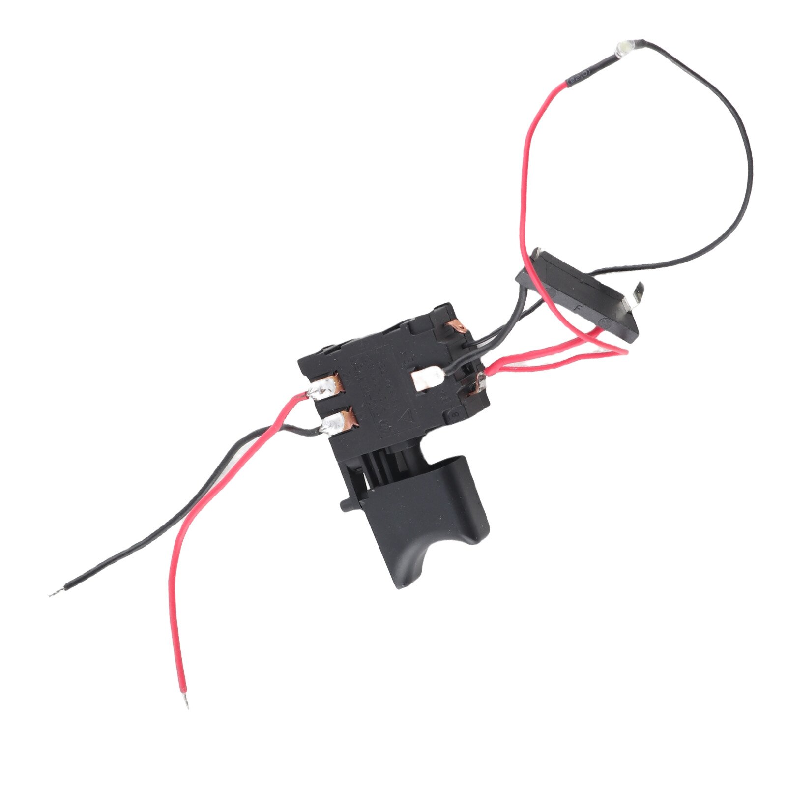 Аккумуляторная дрель с литиевым аккумулятором 7,2–24 В, регулировка скорости, курковый переключатель с небольшим светодиодом.