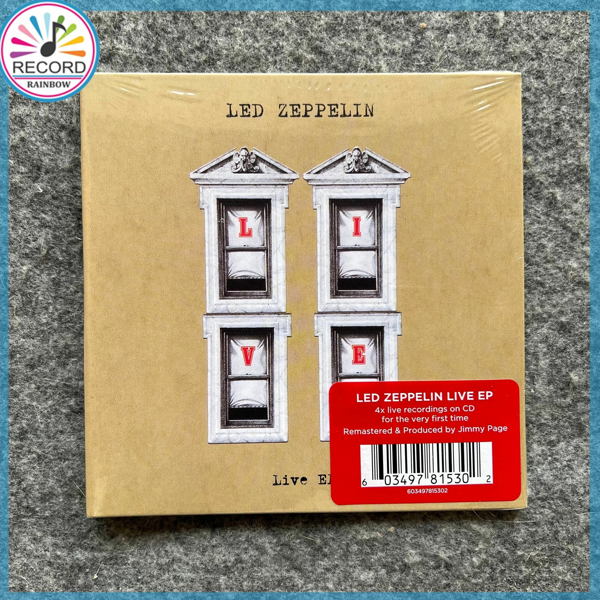 CD Led Zeppelin Live EP CD запечатанный совершенно новый альбом концертный EP