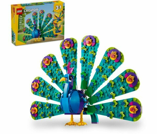 Конструктор LEGO Creator 31157 Экзотический павлин 3 в 1