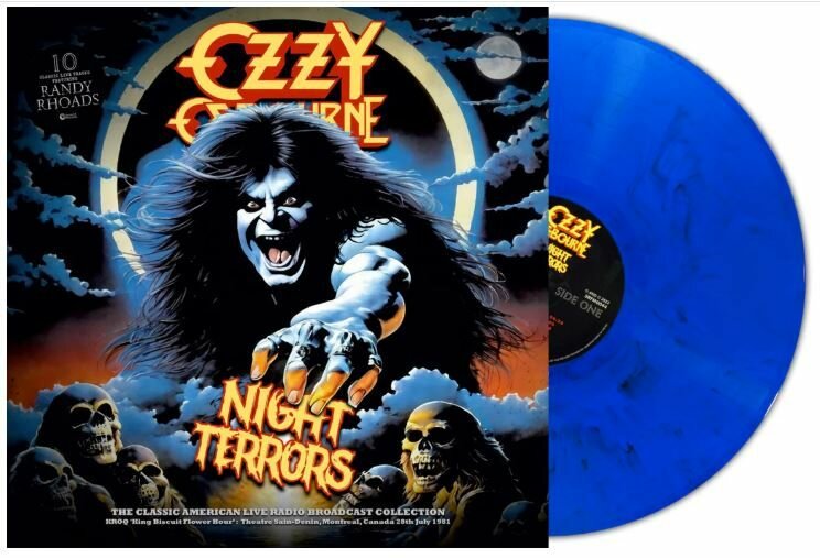 Виниловая пластинка Ozzy Osbourne - Night Terrors LP Blue Marbled