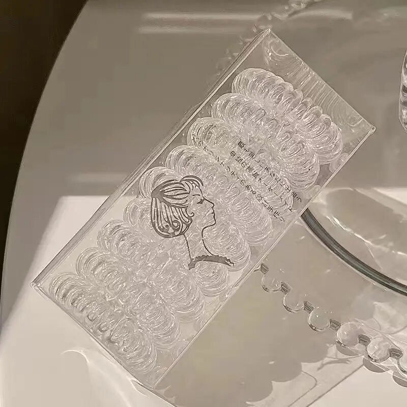 OPASKAS прозрачные резинки для волос 9 шт. 4