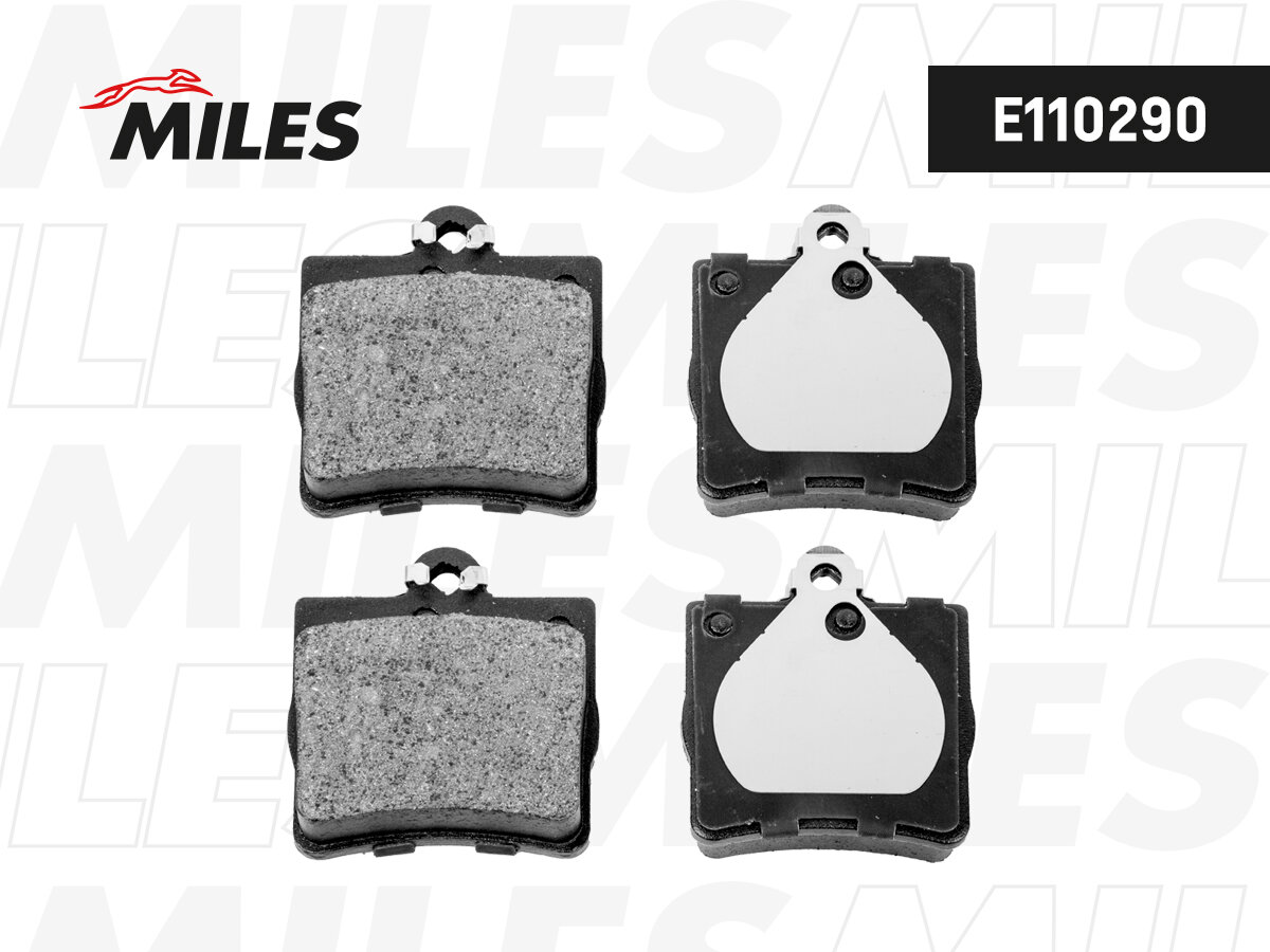 MILES Колодки тормозные задние (без датчика) (Смесь Semi-Metallic) (MB W202/W203/W209/W210/R171/CHRYSLER CROSSFIRE) (TRW GDB1335) E110290