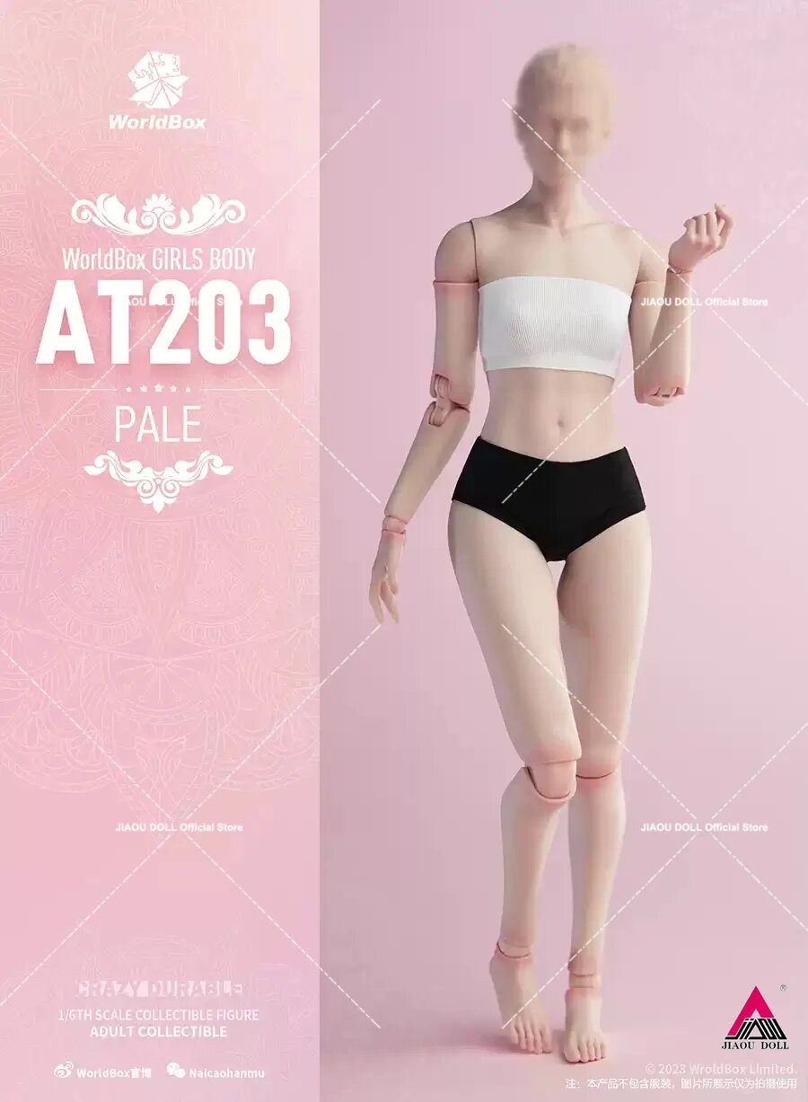 WorldBox Girls Body AT203 Pale