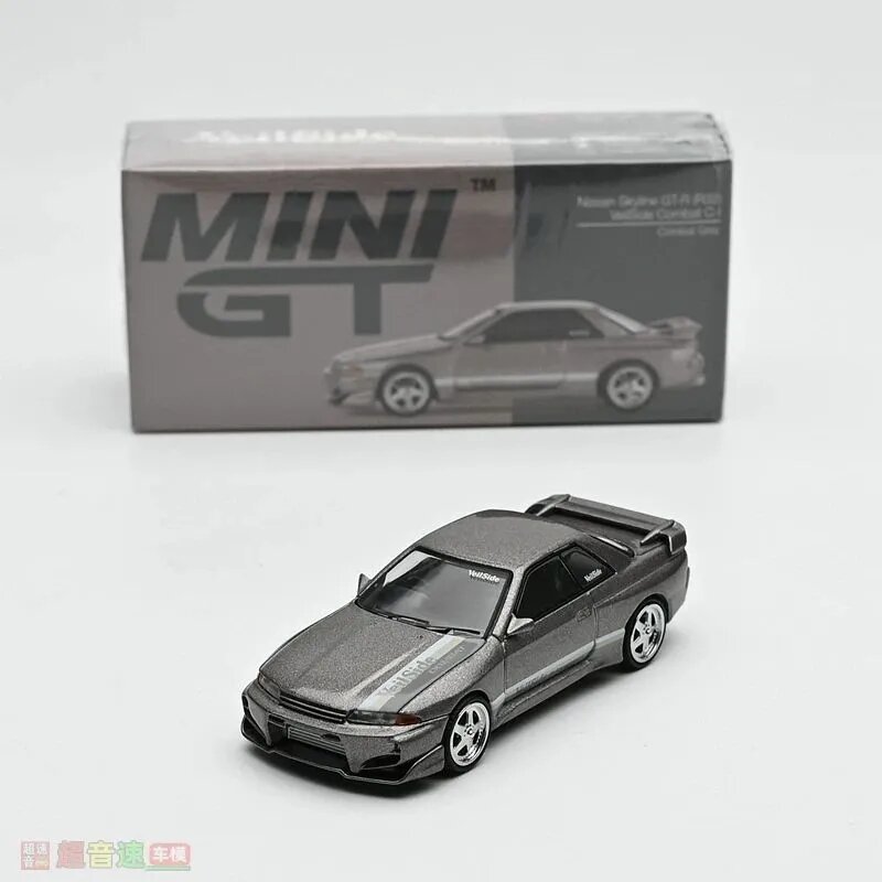 Машинка MINI GT MODEL 1:64 #971 Nissan Skyline GT-R R32 Die-cast Alloy Model Collection Toy Children Gifts