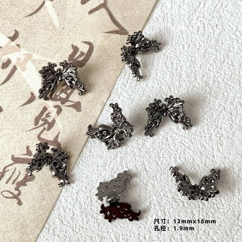 5 шт. пистолеты черная луна цветок виноградная лоза кулон держатель для цветов из бисера DIY браслет из бисера ручной работы ожерелье аксессуары ювелирный материал