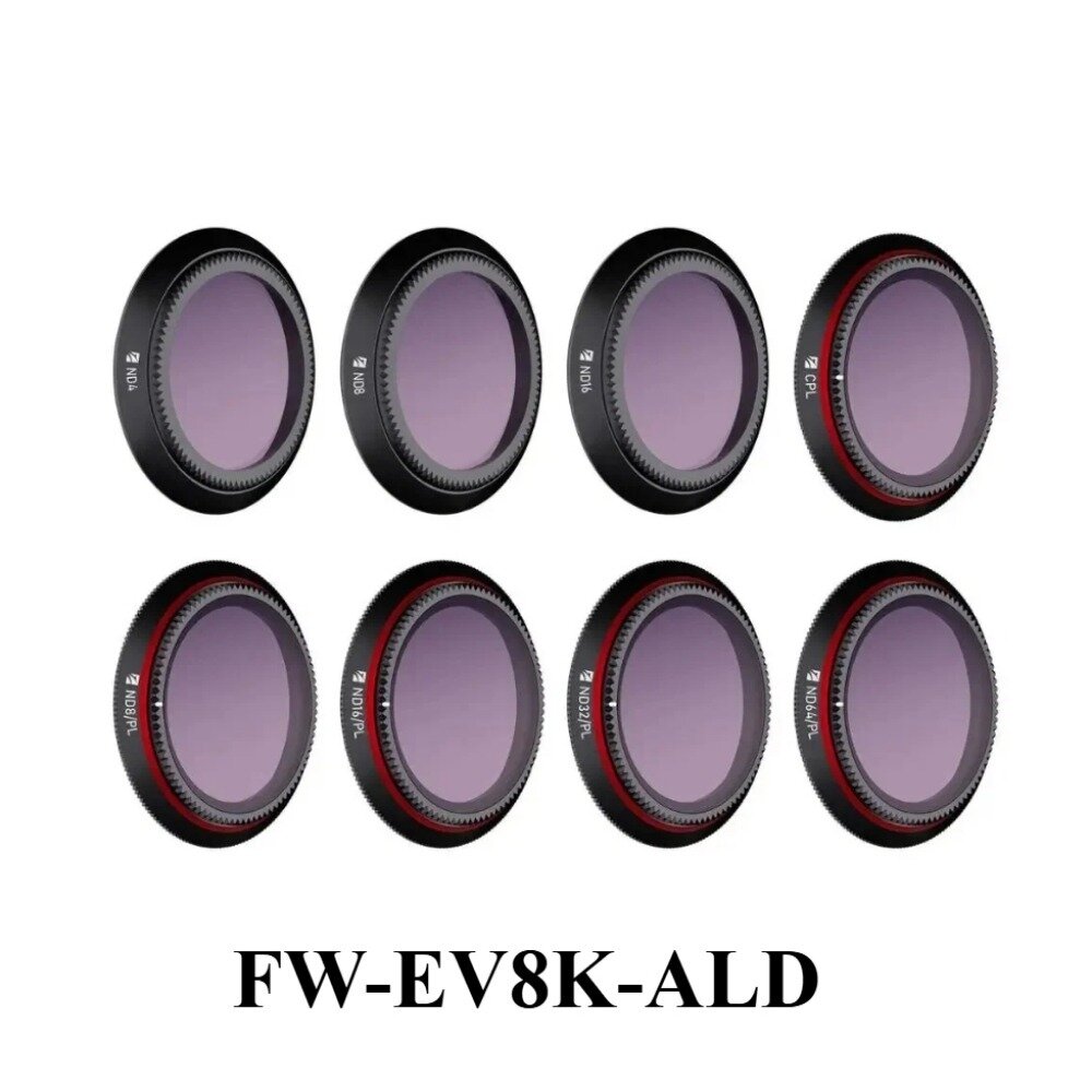 Freewell Autel Evo II 8K Фильтры Серии All Day - 4K - 8 Упаковок, Совместимые С Autel Evo II 8K Pro