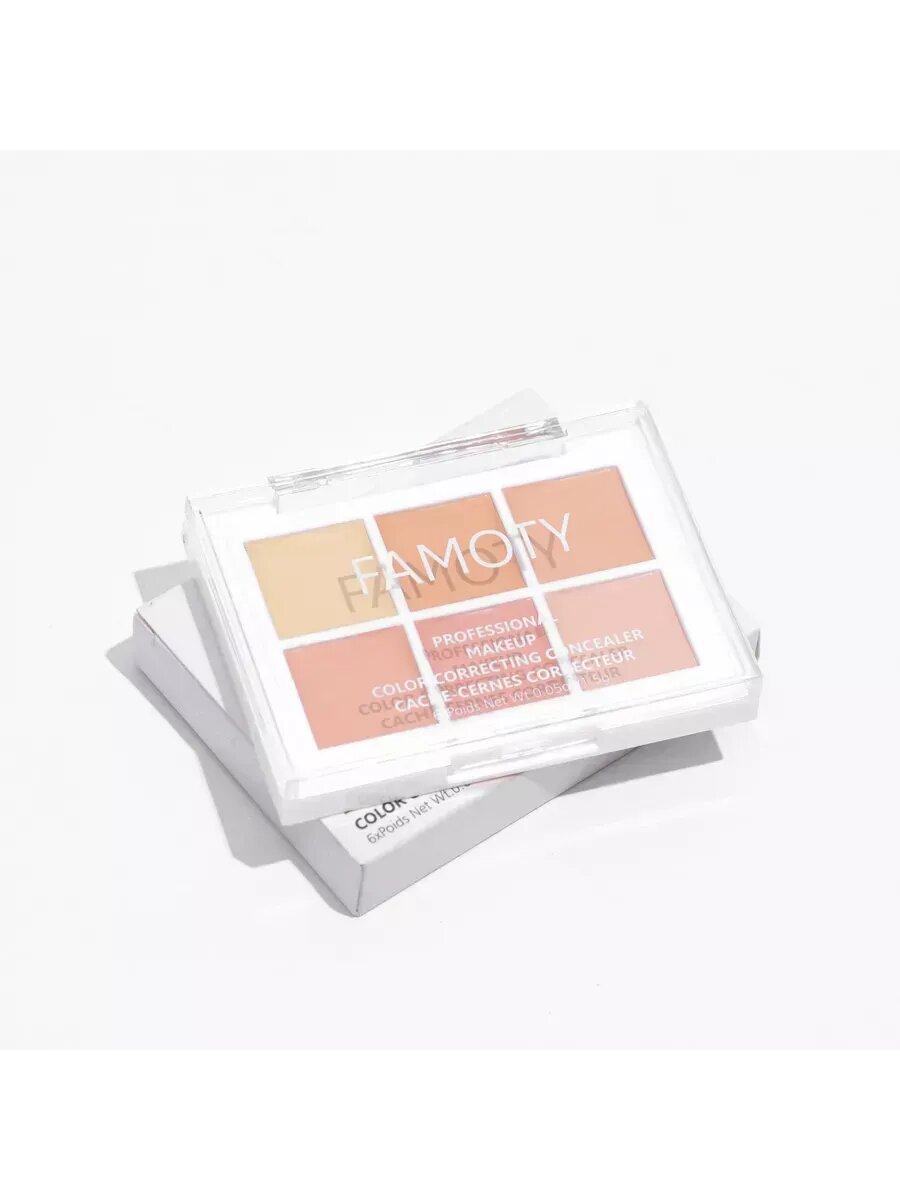 Палетка консилеров Revolution, 6 оттенков