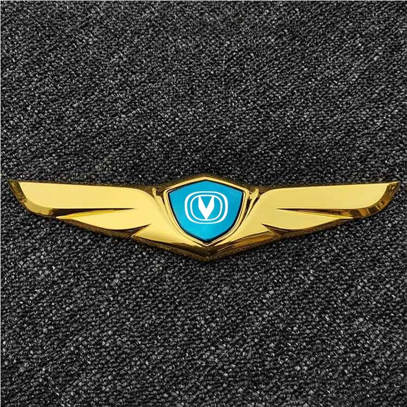 Наклейки-зеркала для тюнинга и персонализации решетки радиатора Changan CS75, Eado, CS55, Ruicheng PLUS Changan Gold