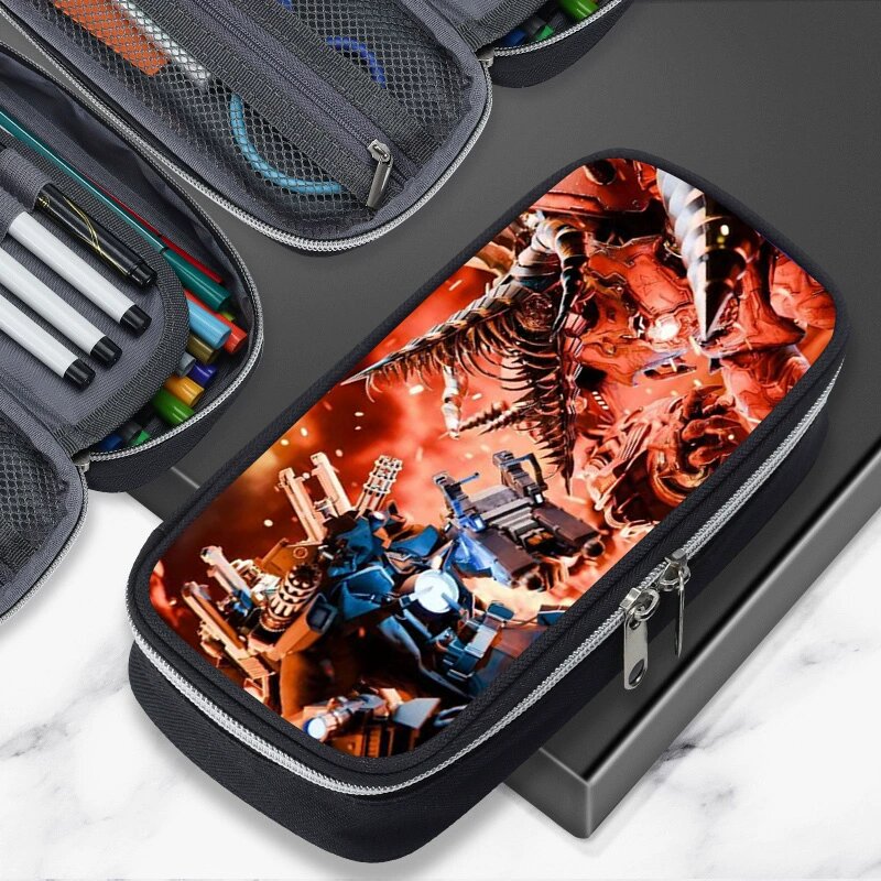 Пенал-органайзер для школьных принадлежностей для мальчиков, большой вместимости, с дизайном «Трехкорпусная проблема»