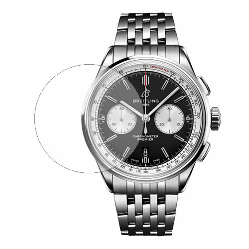 Скрин Мобайл защитный экран для часов Breitling AB0118371B1A1 из гидрогелевая плёнка прозрачная