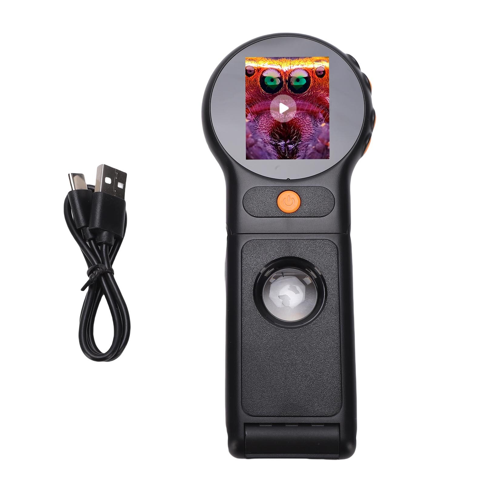 Handheld Digital Microscope 500X Magnification HD 2 Inch Screen Portable Microscope Magnifying Glass For Soldering Science Experiments 64G