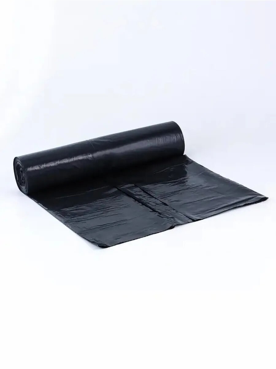 Прочные черные мешки для мусора 300 л, 10 шт.