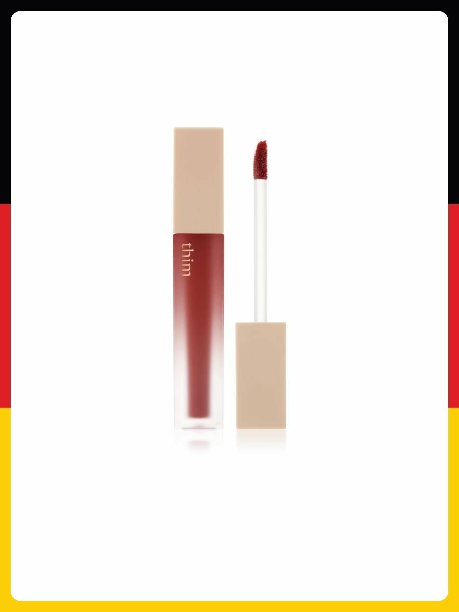 Губная помада Thim Sheer Matte Liquid Lip light, matte liquid lipstick 04 Petal Red, 4 г
