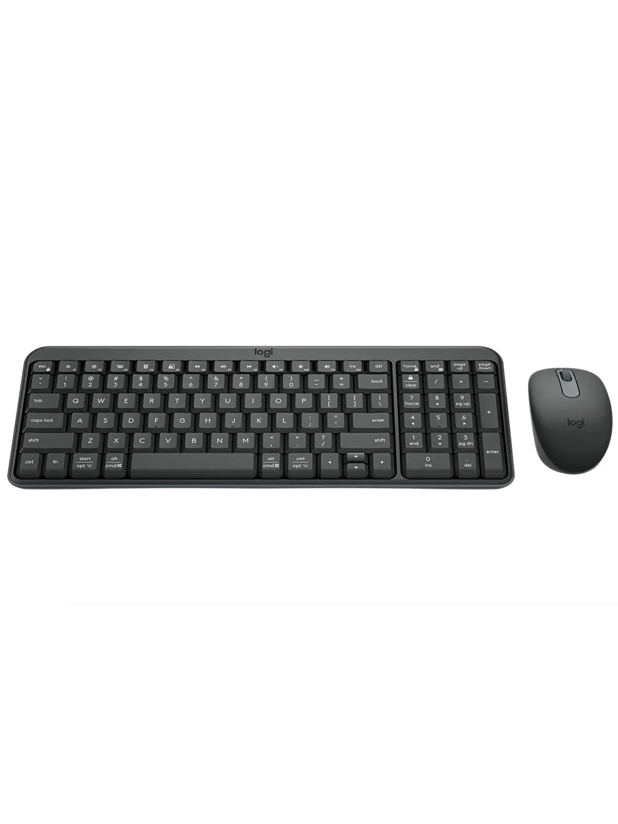 Клавиатура + Мышка беспроводные BT MK250, Graphite