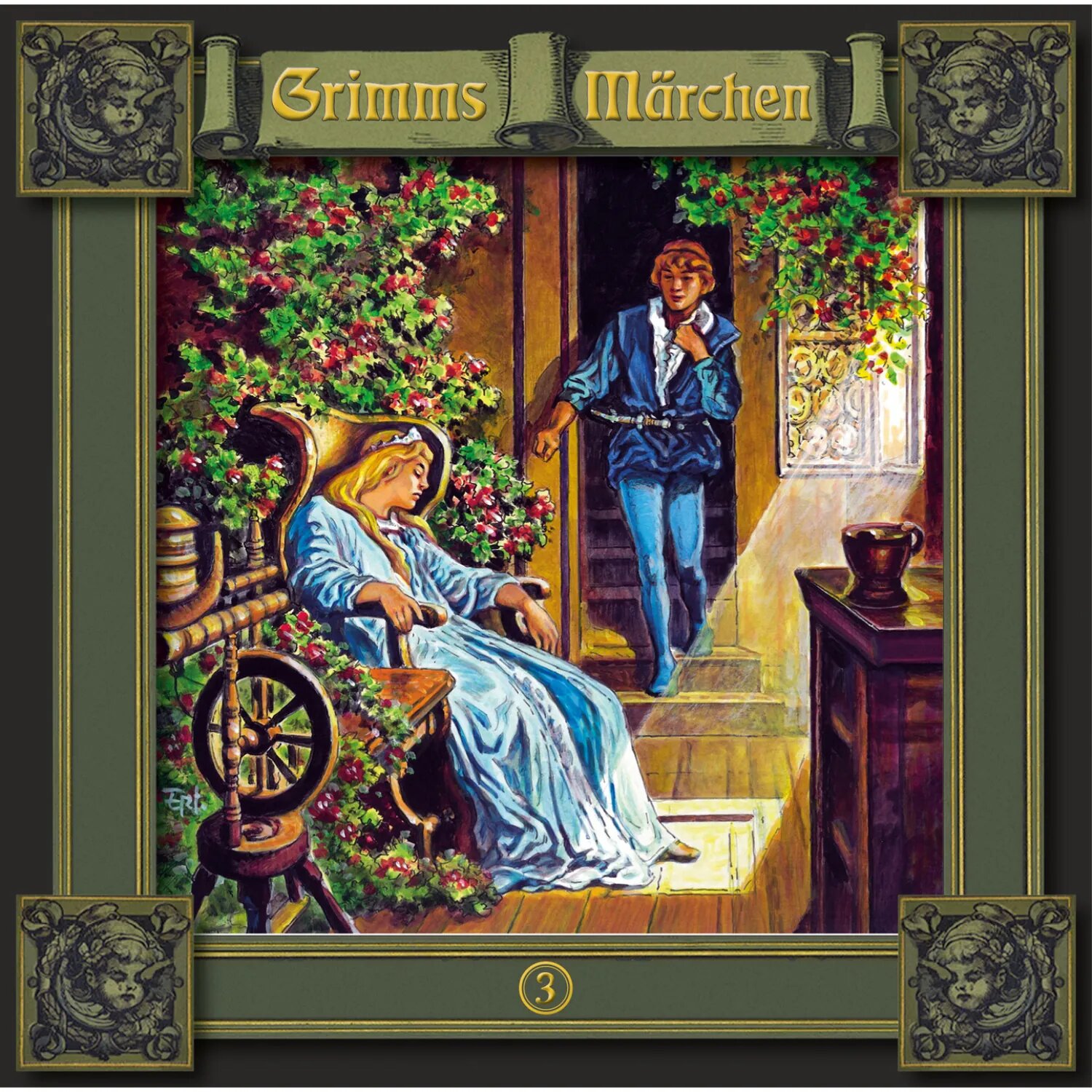 Grimms Märchen, Folge 3: Dornröschen / Der arme Müllerbursche und das Kätzchen / Die sechs Schwäne [Аудиокнига]