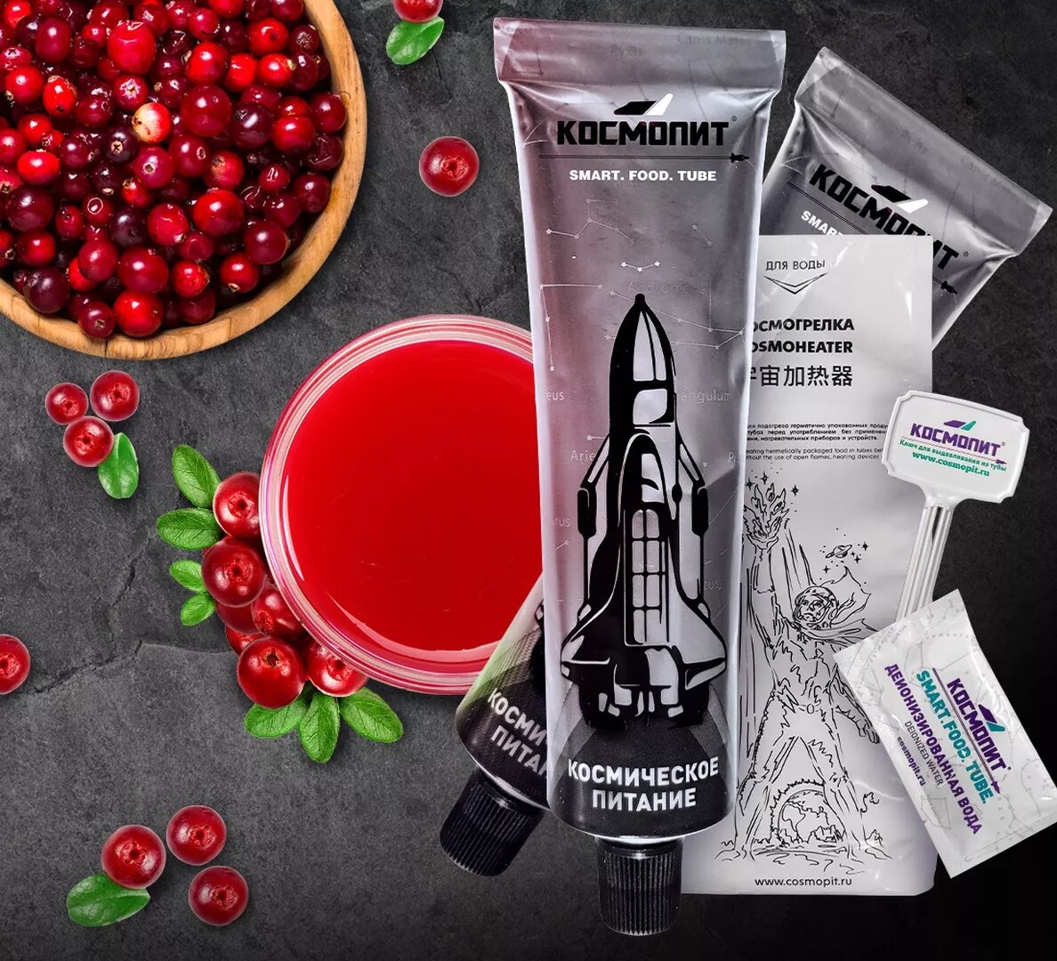 Космическое питание Морс из клюквы (К)