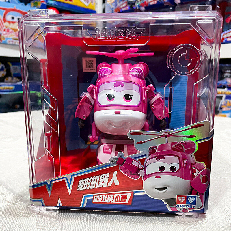 AULDEY Super Wings 15 Electric Hangar Mini Transforming Lidi Children's Toy, Birthday Gift for Boys And Girls.