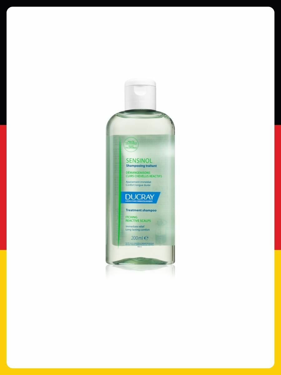 Шампунь для волос Ducray Sensinol Physiological Protection and Soothing Shampoo, 200 мл