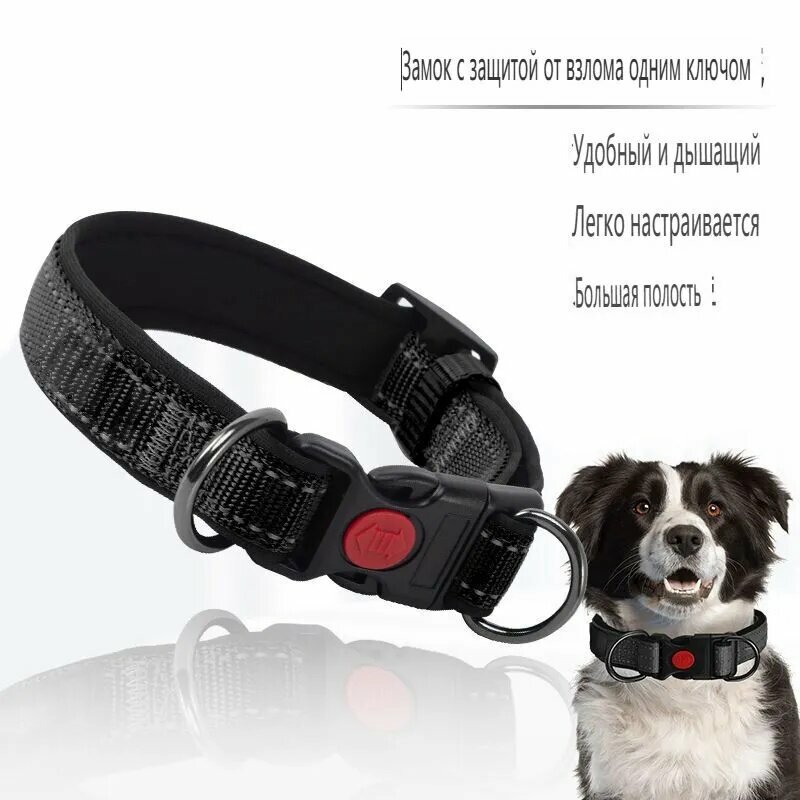 Ошейник RUKKA SOLID COLLAR размер M ( 30 мм * 30-50 см) полуудавка 2-го типа