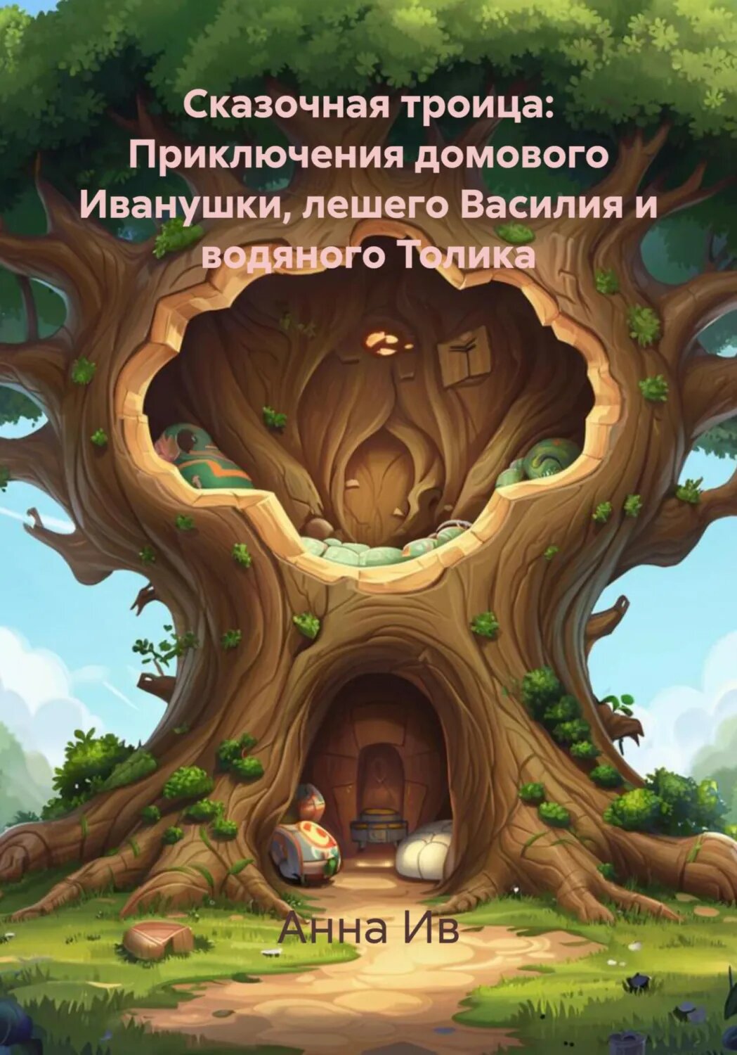 Сказочная троица: Приключения домового Иванушки, лешего Василия и водяного Толика [Цифровая книга]