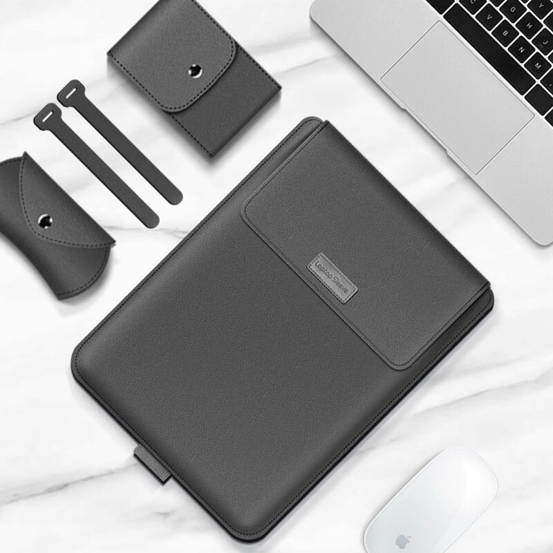 Чехол для ноутбука 15,6 15 и 16 дюймов с подставкой, сумка для макбука 3 в 1