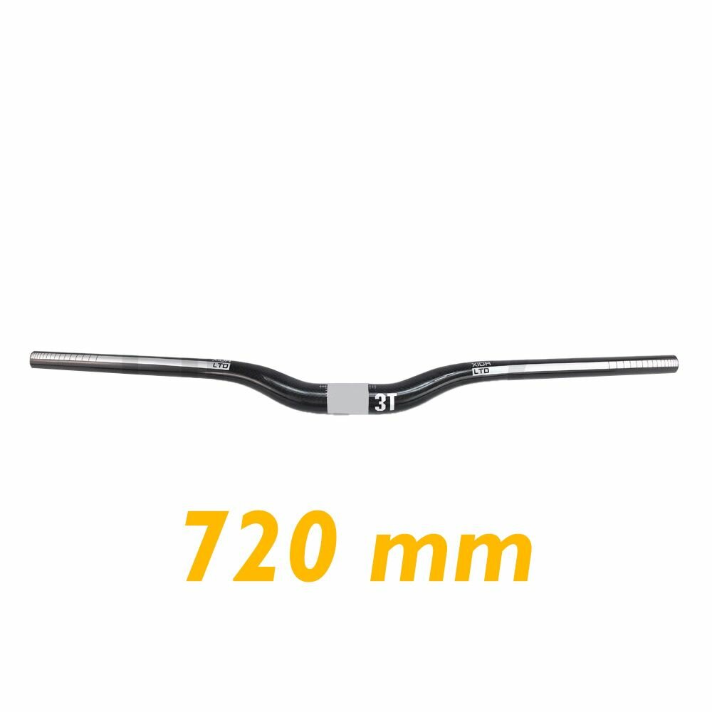 3T руль MTB Высококачественный знаменитый карбоновый , плоский или подъемный, 31,8x700 720 740 мм