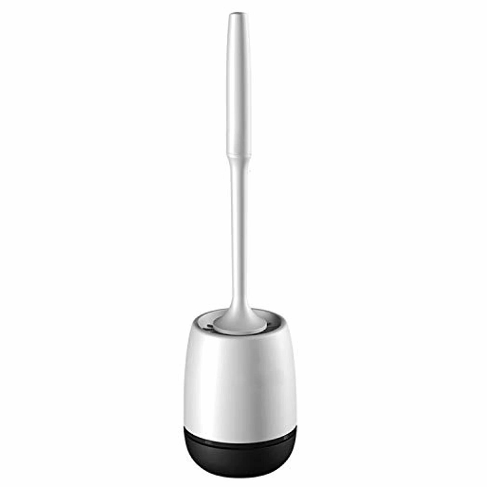 Ковш для уборки туалета с длинной ручкой и основанием Bathroom Cleaning Set Dead Corner Cleaning Brush (Черный), Материал: TPR + ПП, Размер ручки: 15.7 * 2.5 дюйма, Размер основания: 5.5 * 3.2 дюйма, Вес упаковки: 380 г / 13.4 унции, Размер упаковки: 190
