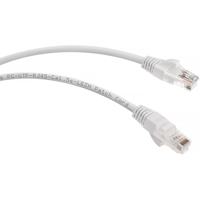 Cabeus PC-UTP-RJ45-Cat.5e-2m-WH-LSZH
