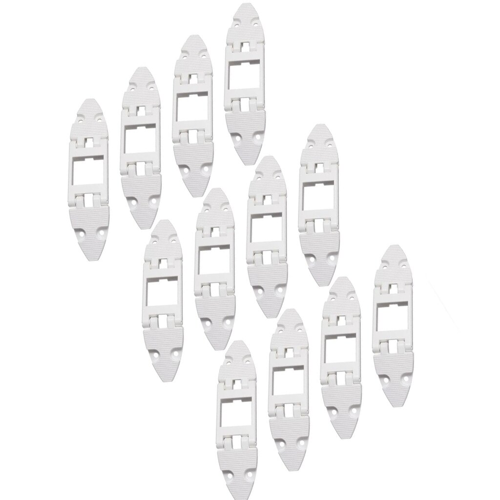 Упаковка из 12 штук, держатель для наружного освещения-белый