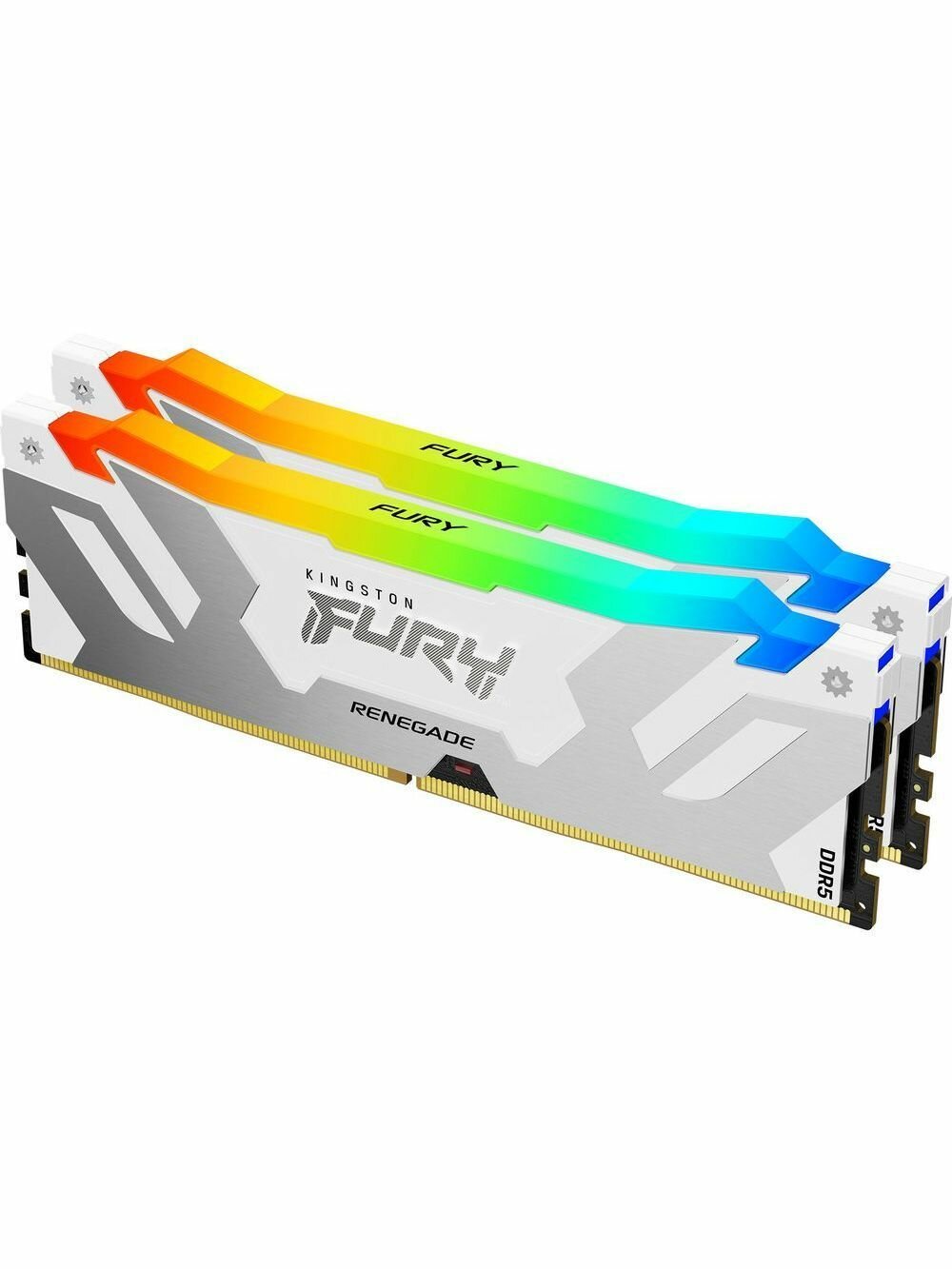 Оперативная память KINGSTON FURY Renegade RGB White DIMM DDR5 32GB (2x16Gb) 7200 MHz (KF572C38RWAK2-32)