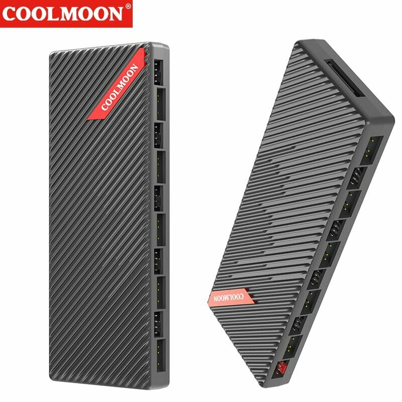 Контроллер освещения AM10 с поддержкой ARGB синхронизации, 10 разъемов 3Pin