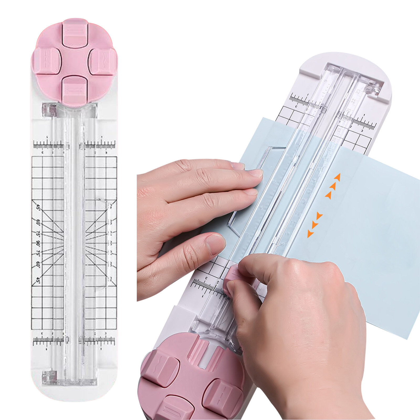 Ручной резак для бумаги с функцией биговки и волнистого среза