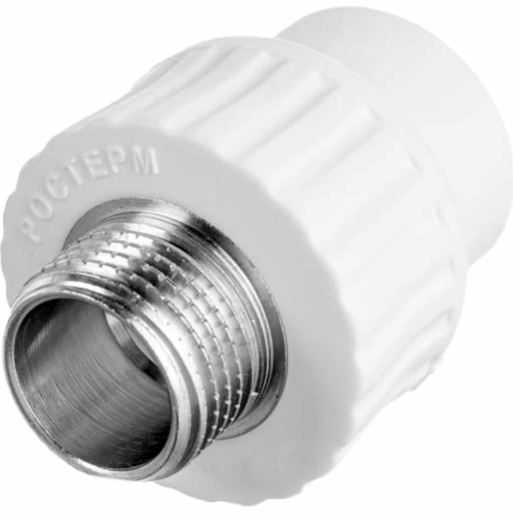 Комбинированная муфта ростерм ПП D25х3/4 НР coupcombPPR25-3/4out