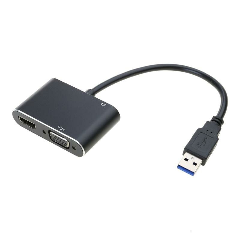 Видеоадаптер USB 3.0 на HDMI/VGA