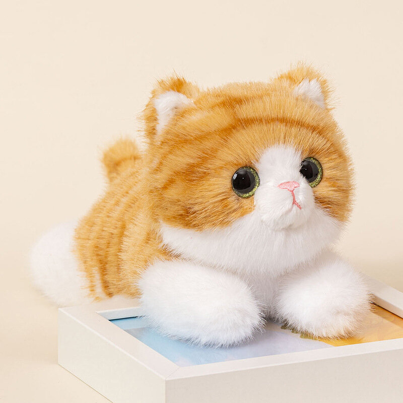 Горячая распродажа SG Набор Dudu Лежащий котенок Плюшевая игрушка Милый кот Плюшевая игрушка Реалистичная кукла кота Подарок на день рождения