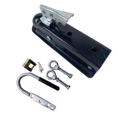 Стандартный прямой чехол для прицепа, соединитель прицепа, чехол для шарового соединения прицепа, аксессуары для прицепа с антипотерянным безопасным штифтом 2X2