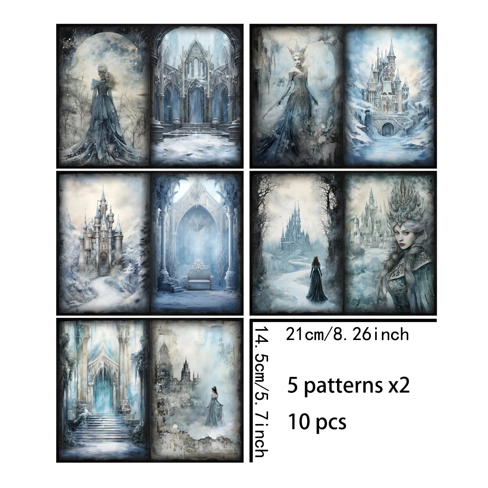 Бумага для скрапбукинга Рождество 10 листов