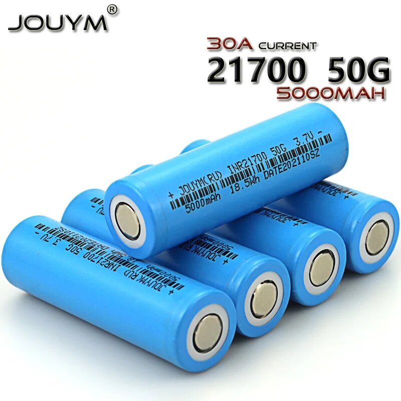 Аккумулятор JOUYM 21700 5000 мАч для шуруповерта 3 PCS BATTERY